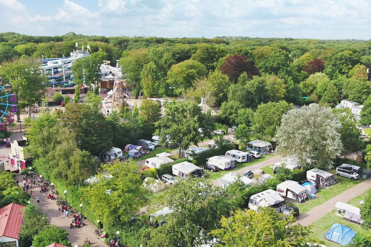 Middenveld met prive sanitair - Camping - Vakantiepark Duinrell