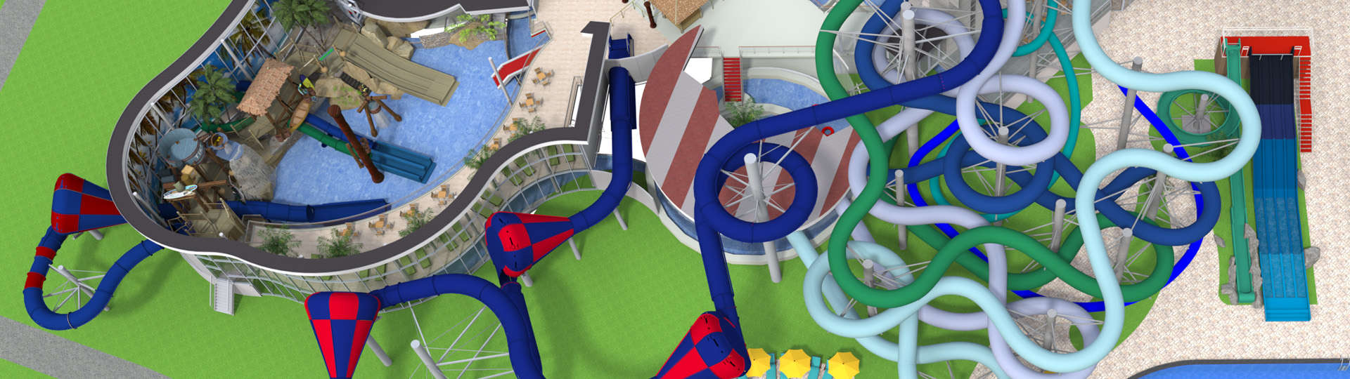 Tikibad - Waterpark en glijbanenparadijs op Duinrell